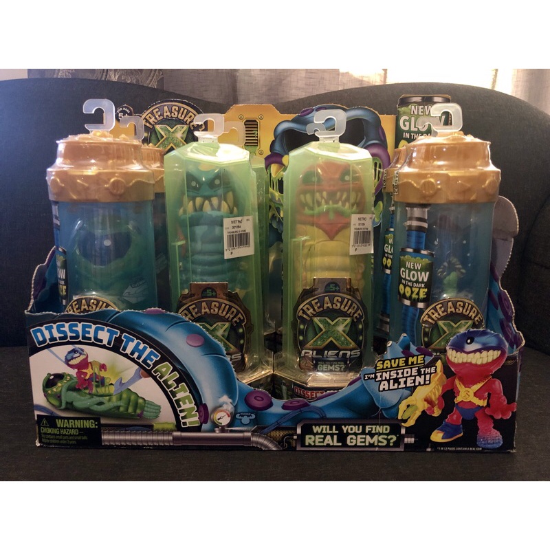 Authentic Treasure X Dragons Gold Aliens Ooze X Marks The Spot Mystery ...