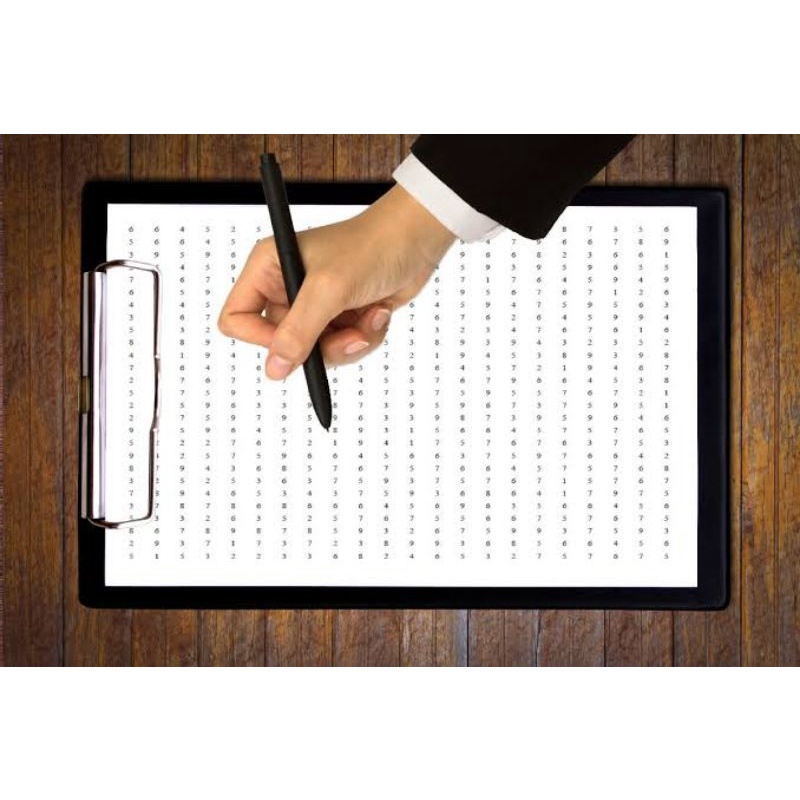 Pauli / KRAEPELIN training paper or A3 NEWSPAPER Test / Psychological ...