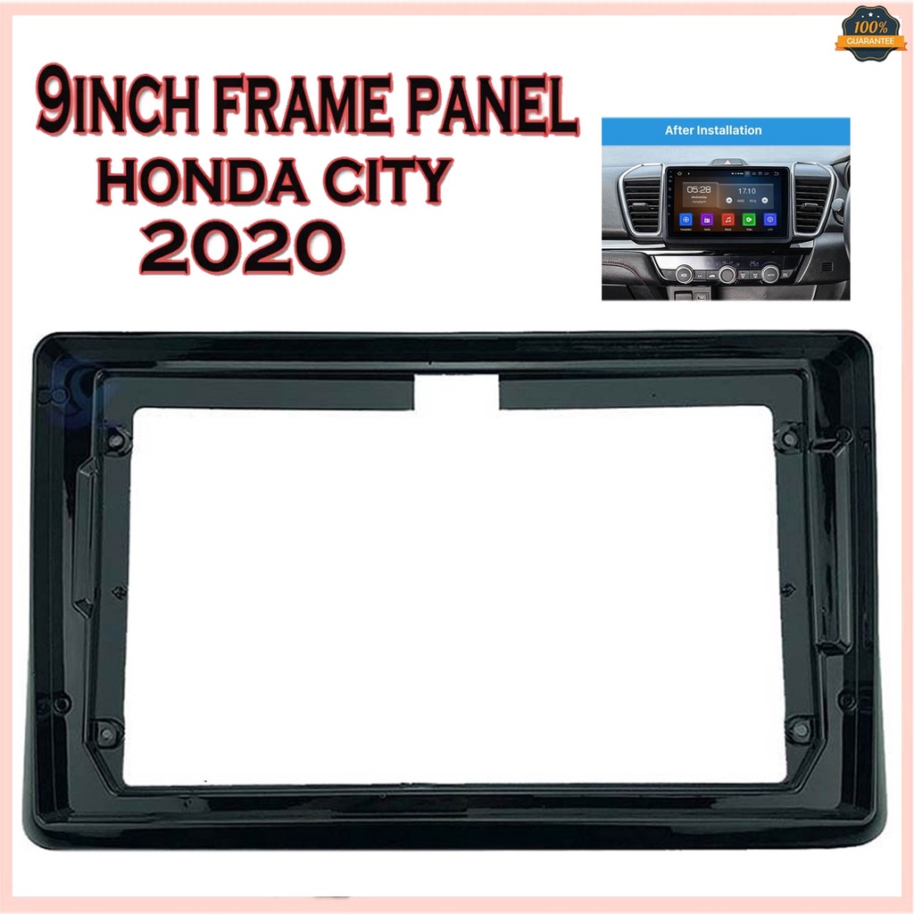 9 inch For 2020 Honda CITY Audio Dash Trim Fascia Panel Kit | Shopee ...