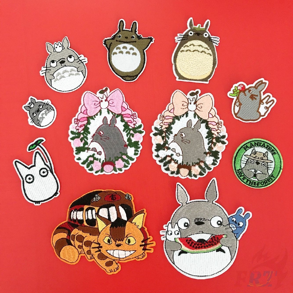 ☸ Movie - My Neighbor Totoro Patch ☸ 1Pc Totoro Diy Sew On Iron On Badges Patches（Totoro ...