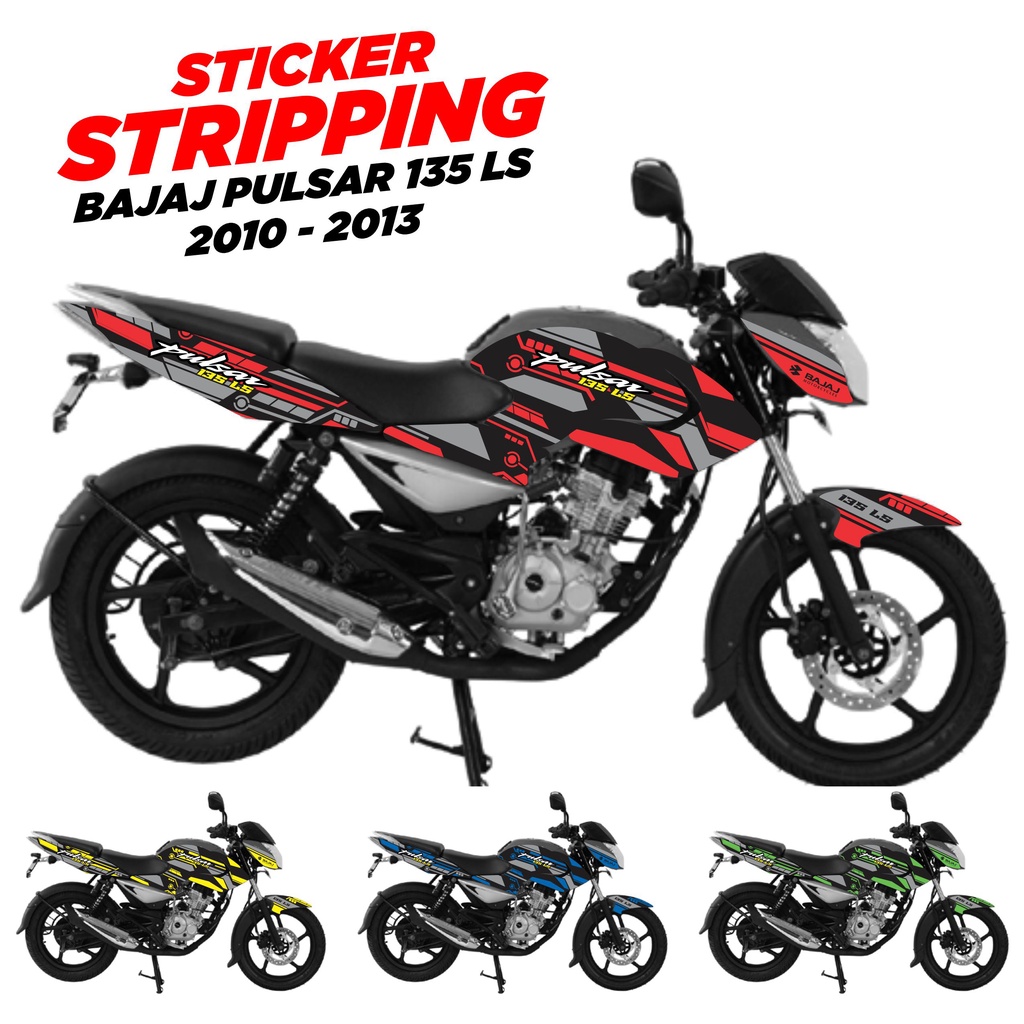 Bajaj Pulsar 135 LS Semifullbody Striping Decal Sticker AR02 DOFF ...