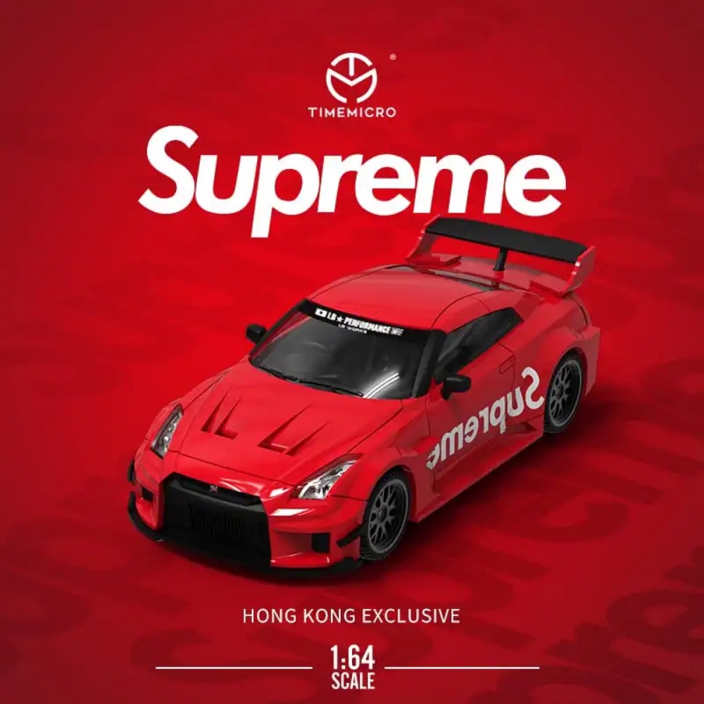 Time Micro 1/64 Scale R35 GTR LB refit Silhouette 35GT-RR Supreme Die ...