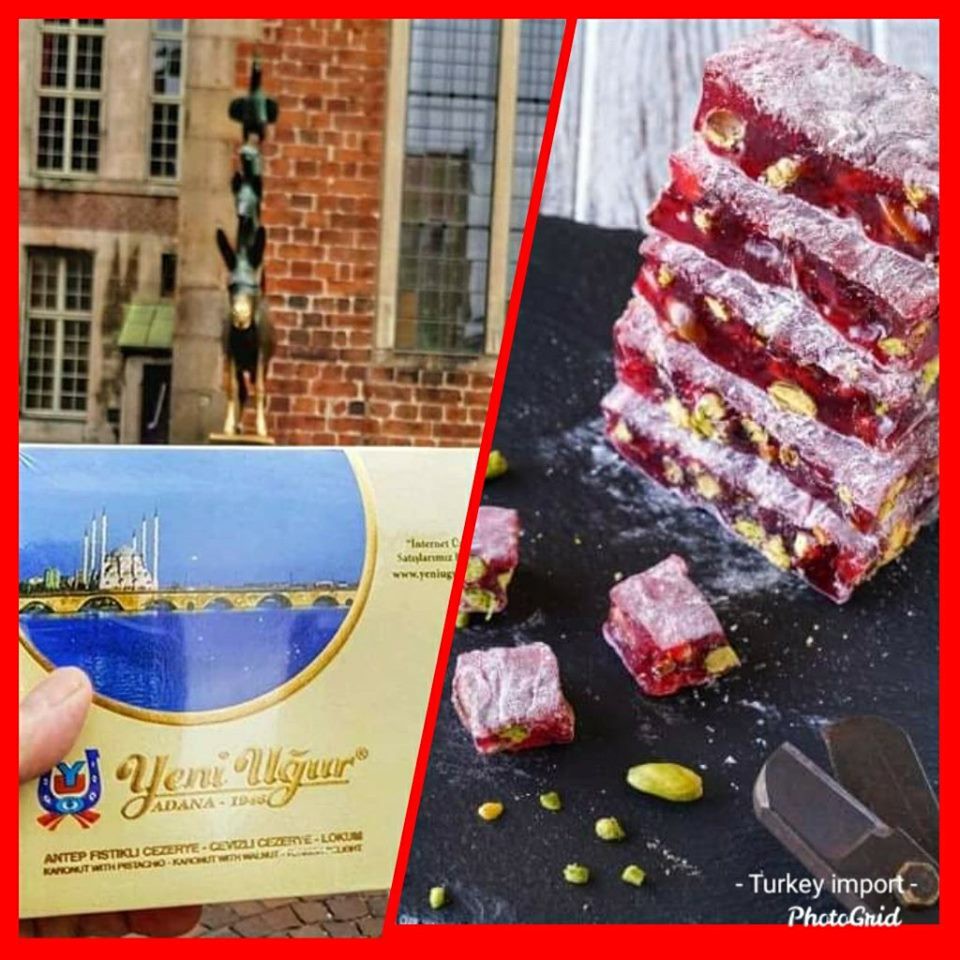 Turkish Delight Famous Sweets From Turkey Size 500 G. Hürrem Sultan ...