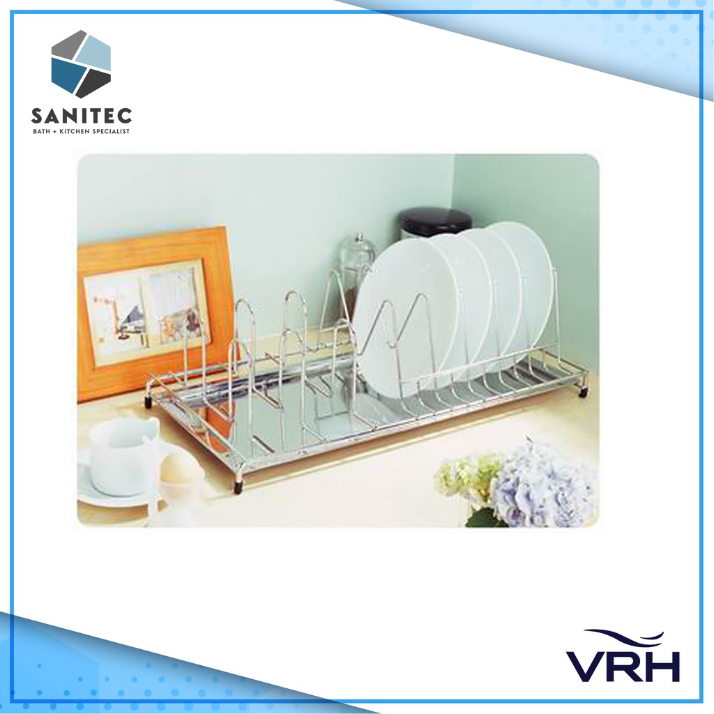 VRH - Glass & dish rack with tray Stainless 304 by Sanitec | Shopee ...