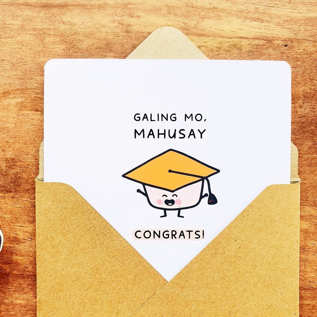 TAGALOG Congratulations Card Graduation Card Recognition Praise Deserve ...