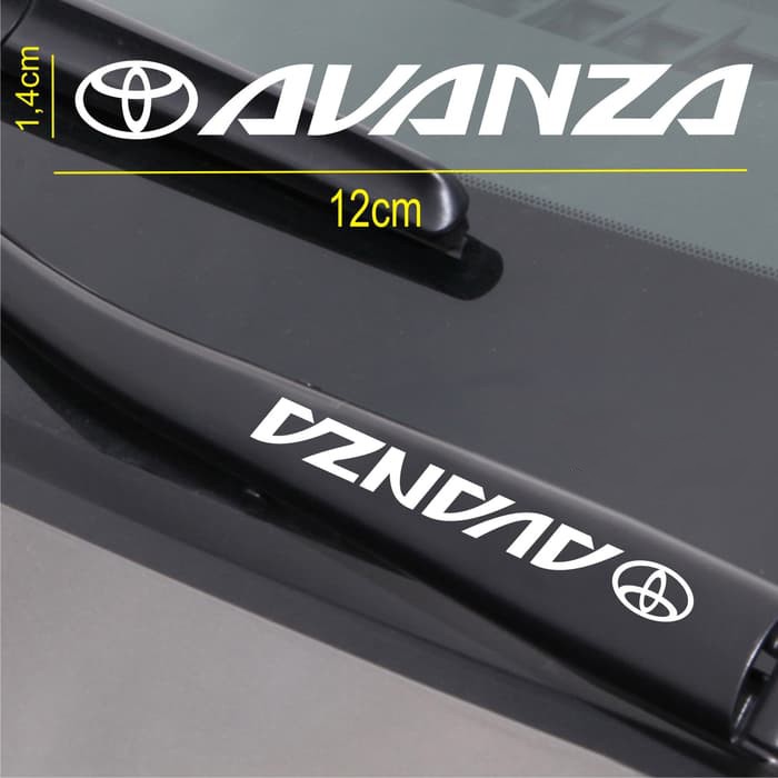 Toyota Avanza Logo Car Wiper Sticker - Car Decal Sticker | Shopee ...