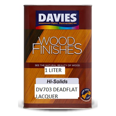 Davies 1 Liter Dead Flat Lacquer DV703 Nitrocellulose | Shopee Philippines