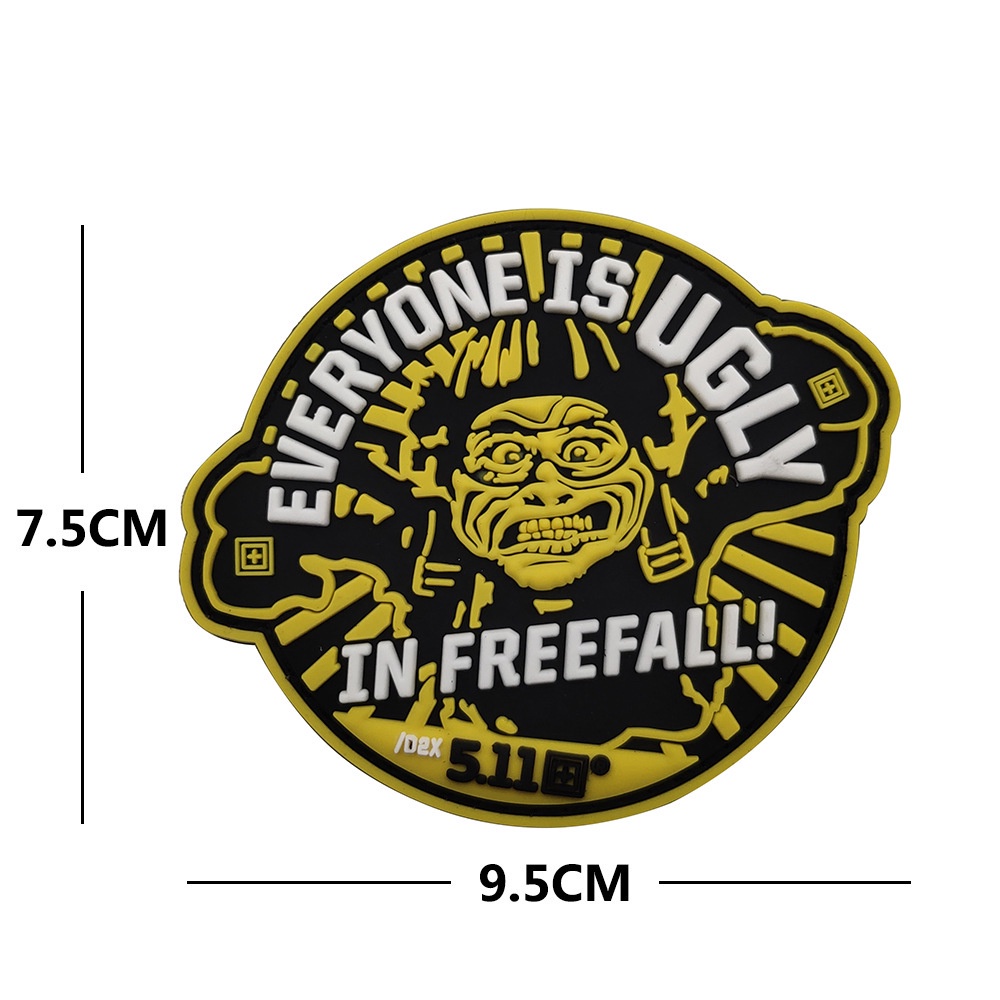 3D Military Embroidery 511 Patch PVC Badges Military & Tactical Morale ...