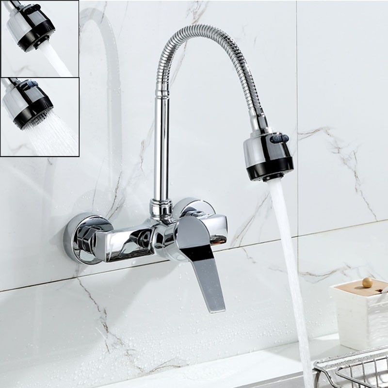 Flexible Neck Water Faucet Head for Kitchen Sink Dishwashing | Shopee ...