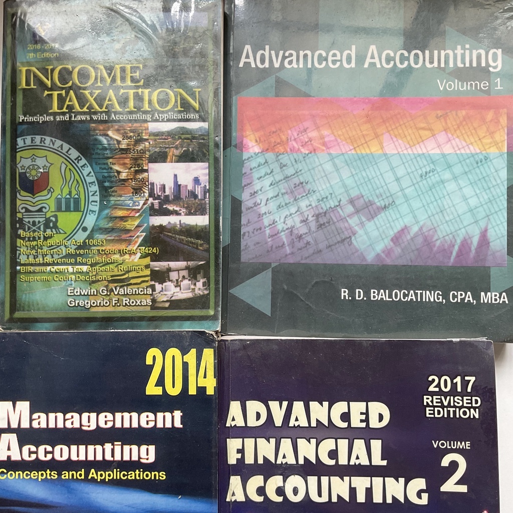 Accountancy Books Financial Accounting Income Taxation (Used) | Shopee ...