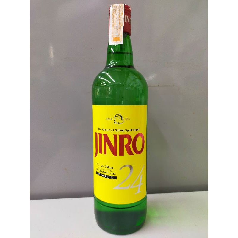 Jinro soju 24% alcohol 750ml | Shopee Philippines