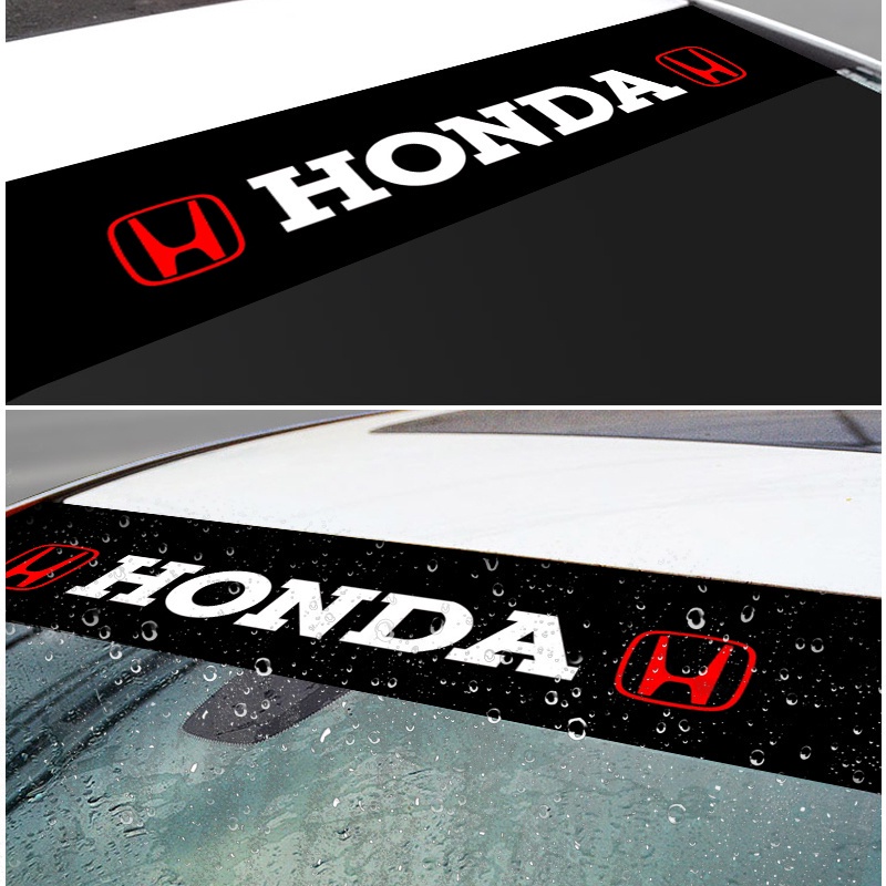 Toyota Car front and rear window windshield PVC sticker waterproof ...