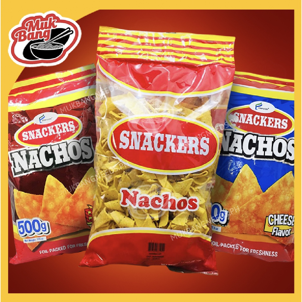 Snackers 500g (Plain, Spicy, Cheese, BBQ) | Shopee Philippines