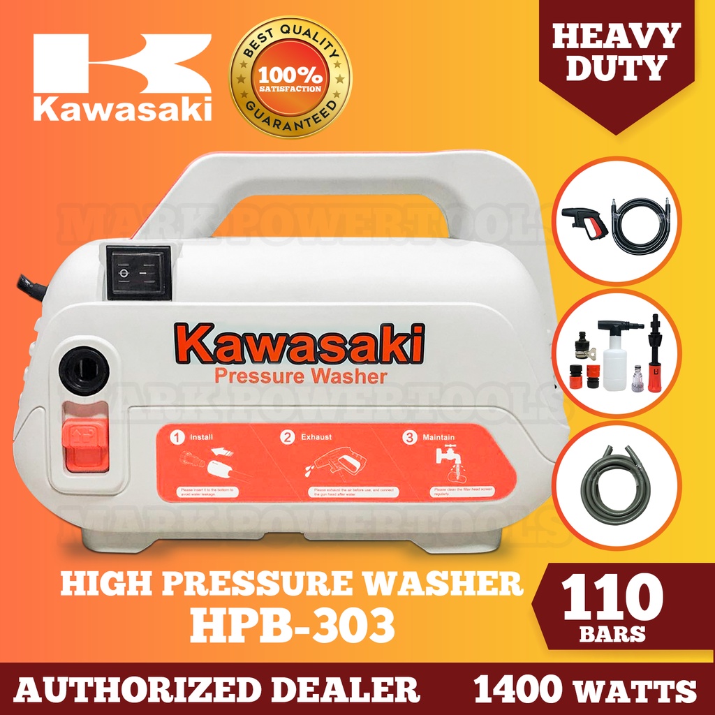 Kawasaki Pressure Washer HPB 303 | Shopee Philippines