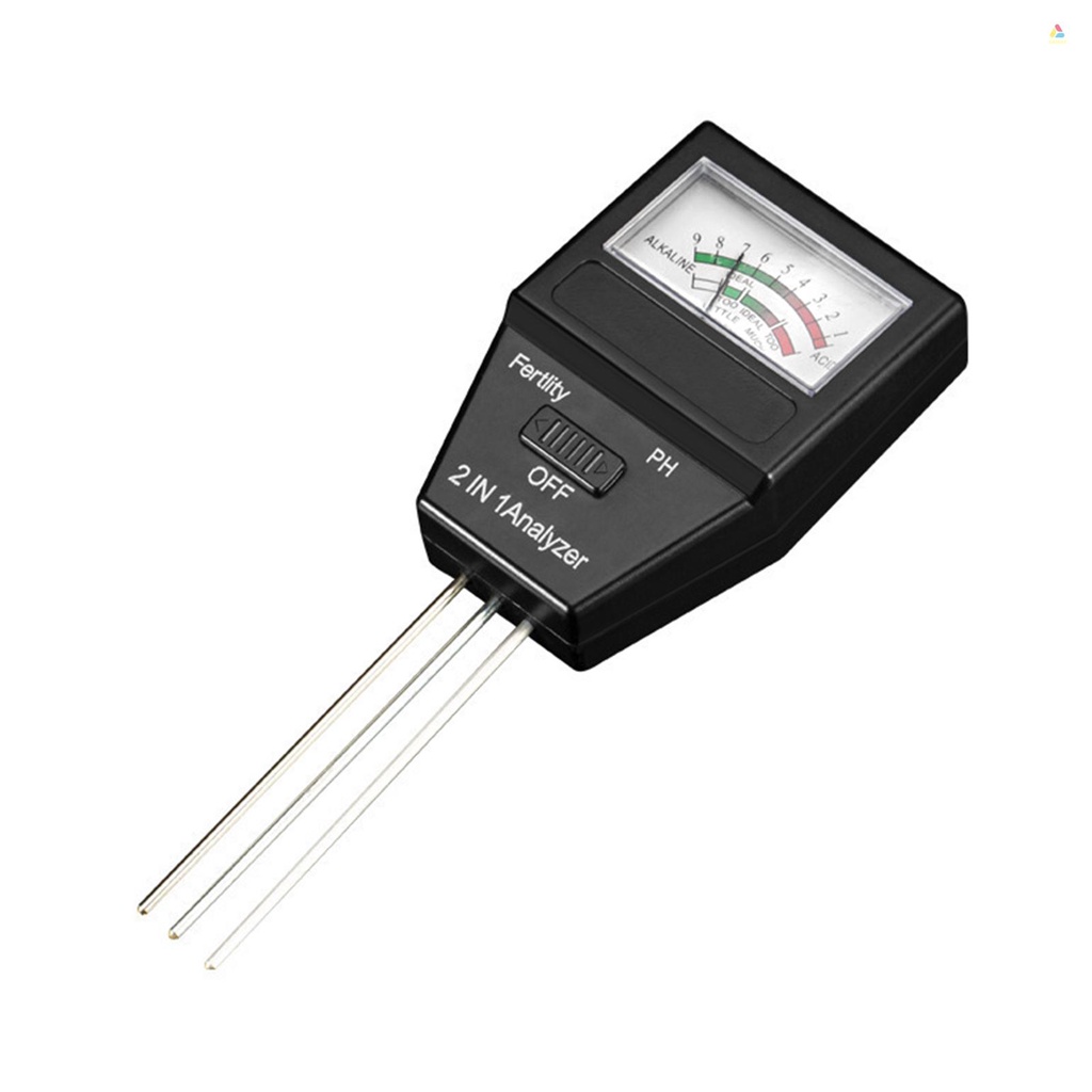 (dabdph)2 in 1 Soil PH Fertility Analyzer Pointer Type Multifunction ...