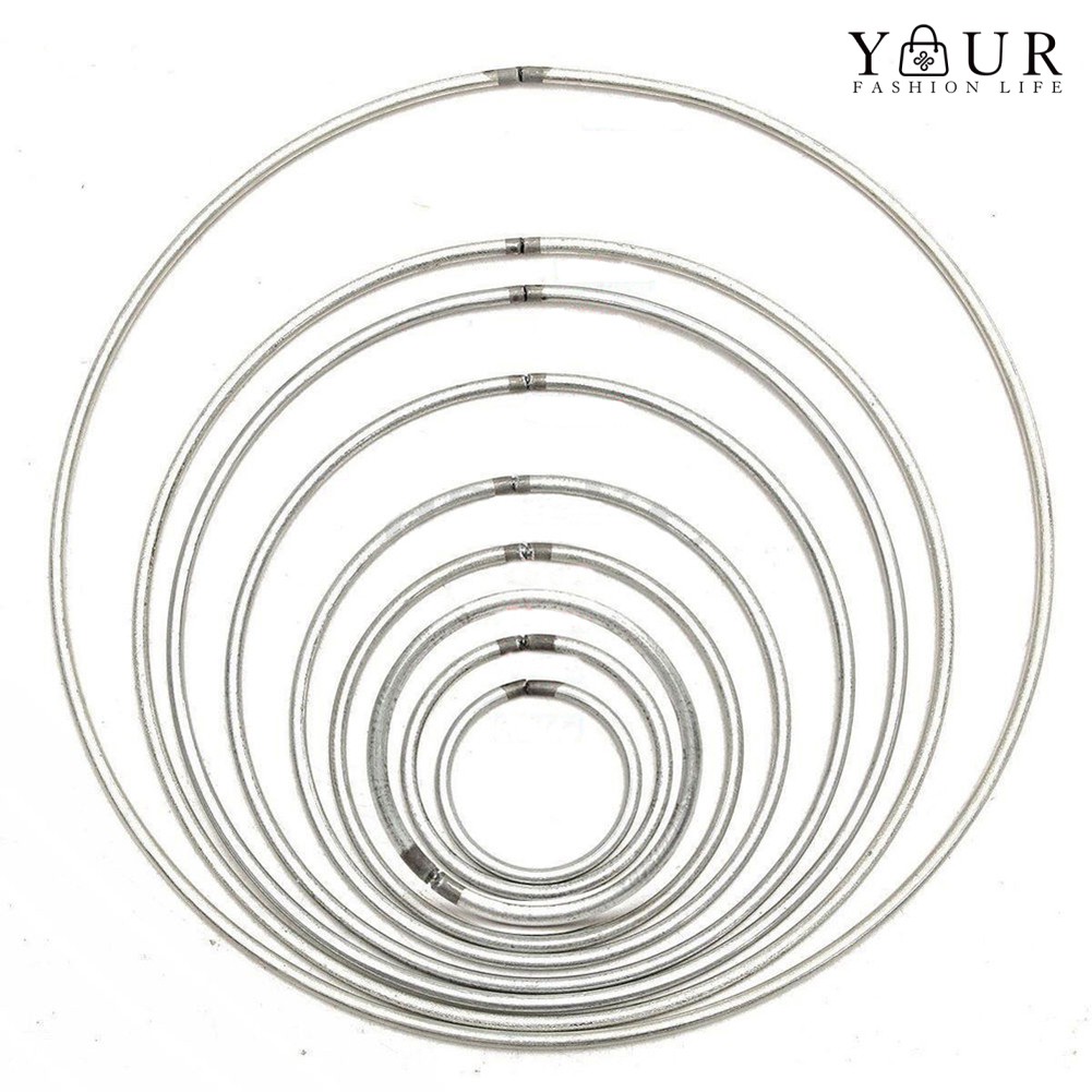 yourfashionlife 35mm-160mm Metal Ring Hoop for Craft Dream Catcher DIY ...