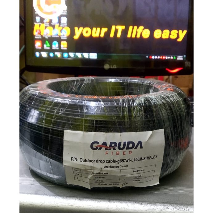 Precone GARUDA Fiber Optic Cable 100 Meters | Shopee Philippines