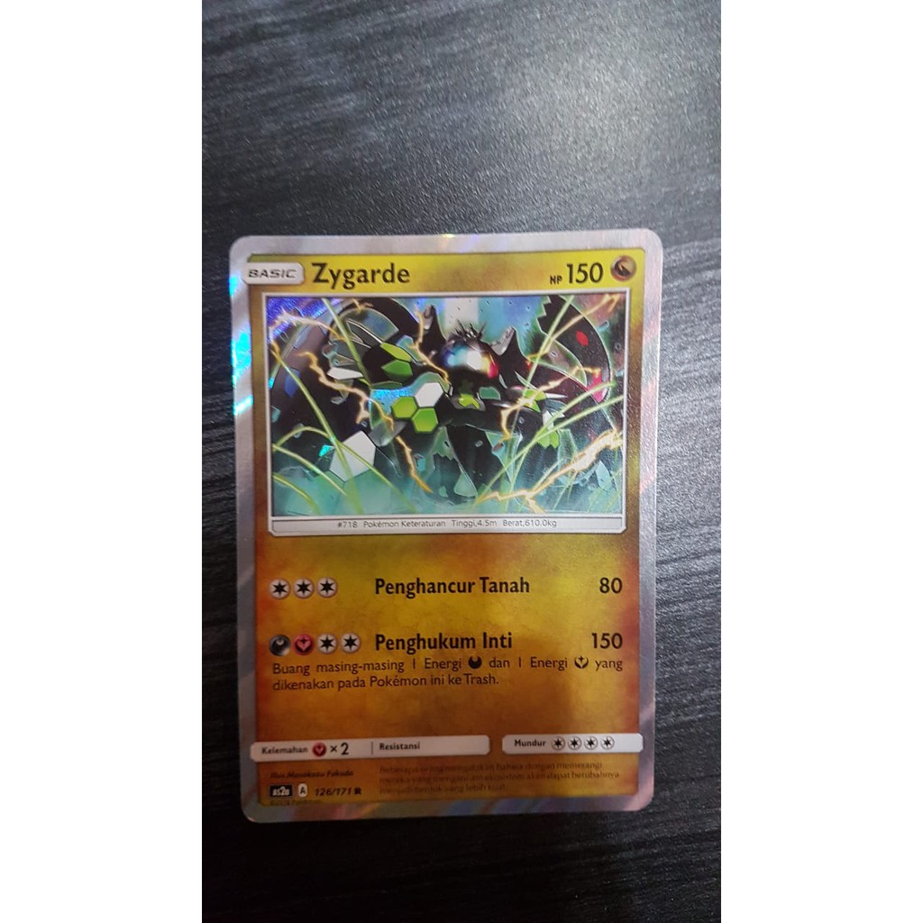 Pokemon Card Basic Zygarde | Shopee Philippines