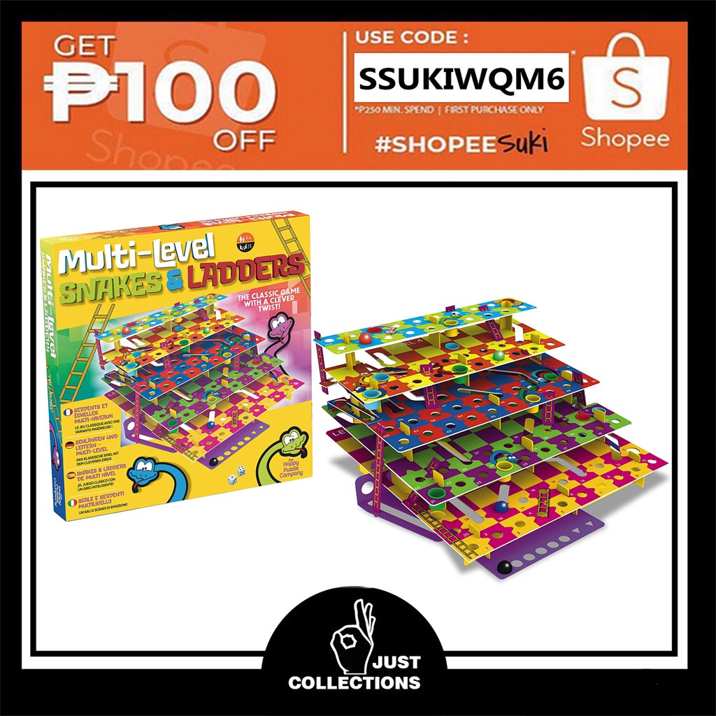 MULTI LEVEL SNAKE AND LADDERS | Shopee Philippines