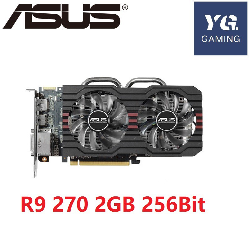 ASUS Graphics Card R9 270 2GB 256Bit GDDR5 Video Cards for AMD Radeon ...