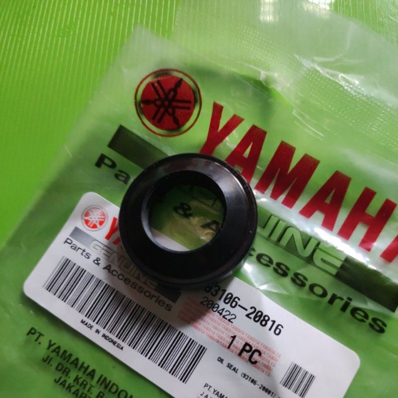 SPACER COLLAR BEARING RUBBER SEAL FOR FRONT WHEEL AEROX V1 V2 NMAX V1 V2 YAMAHA GENUINE (per ...