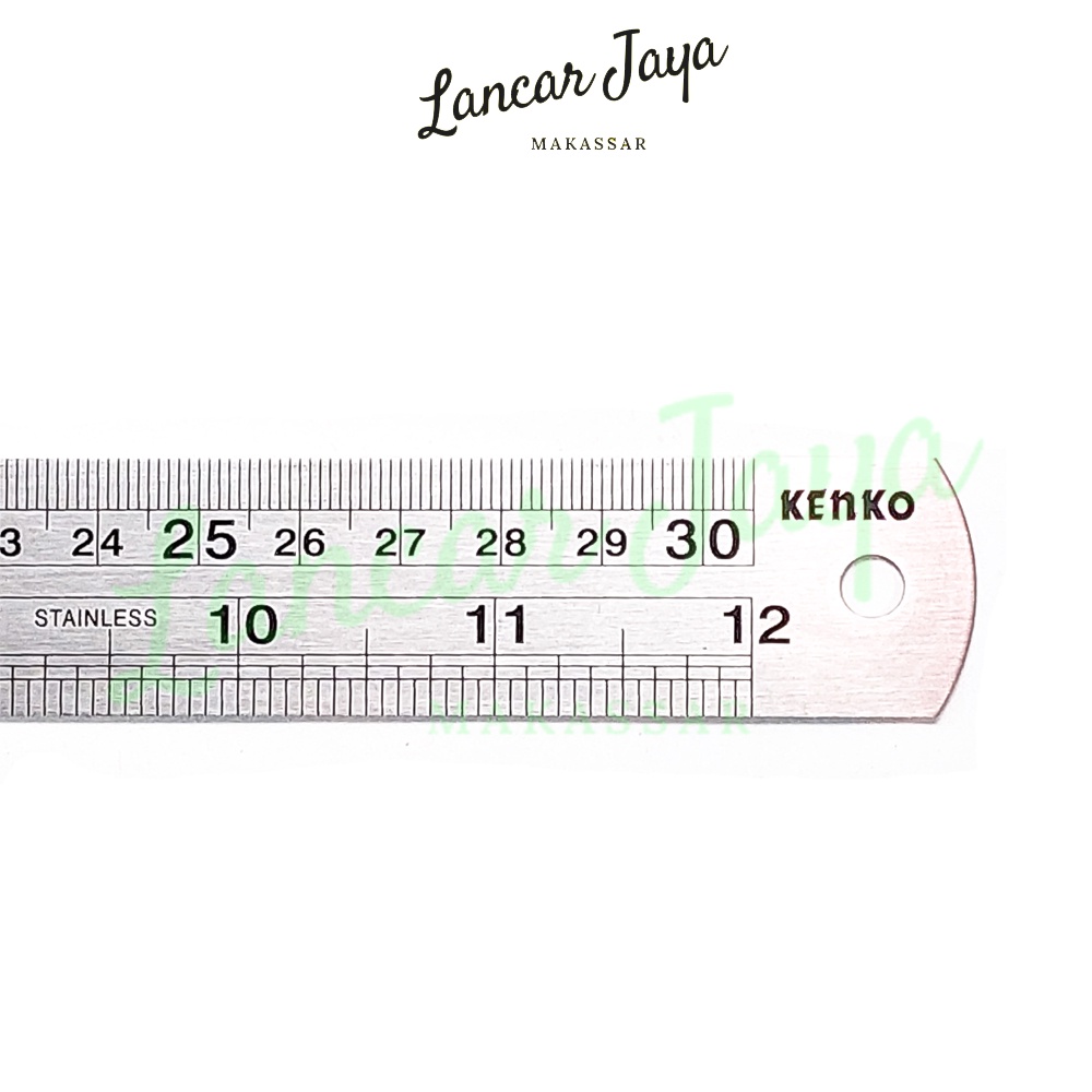 Kenko Iron Ruler Scale 30cm | Shopee Philippines