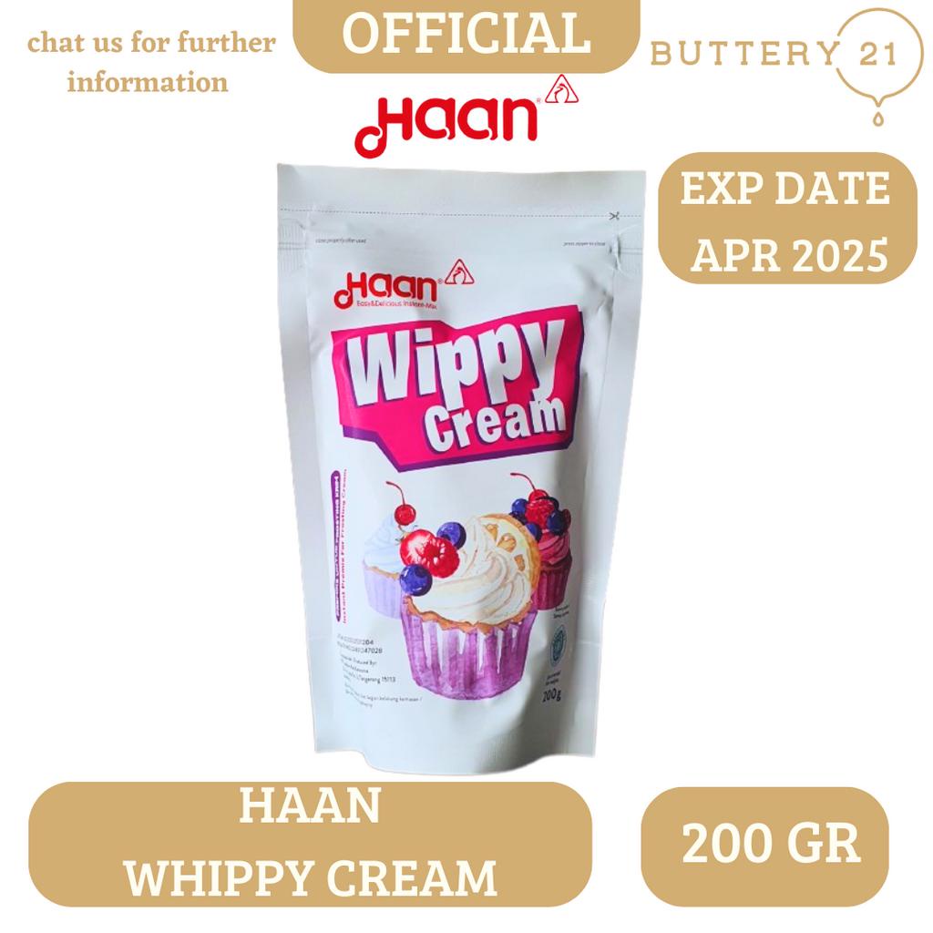 Haan WHIPPY CREAM 200 GR POUCH / WHIPPING CREAM POWDER INSTANT 200 GR ...