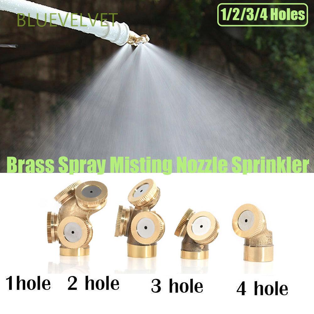 BLUEVELVETQW Spray Nozzle Agricultural Brass 1/2/3/4 Holes Watering ...