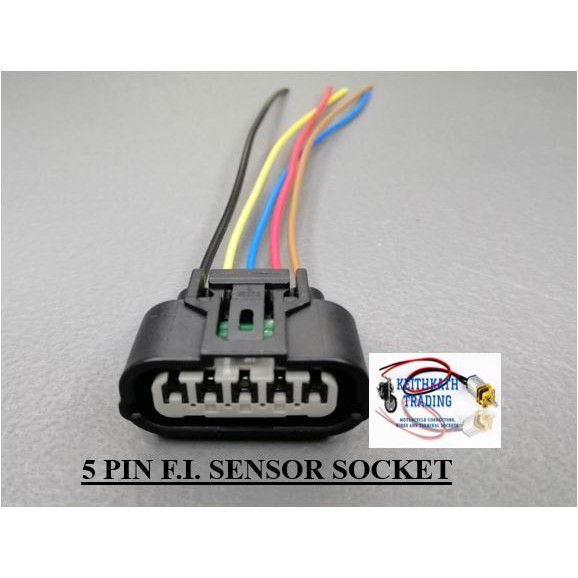 5PIN Fuel Injector Sensor Socket-Heavy Duty(Motorcycle) | Shopee ...