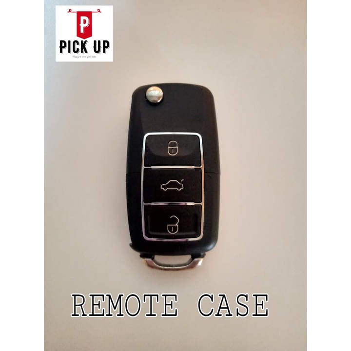 (FRC 001) Flip key car remote case volkswagen type 3button | Shopee ...