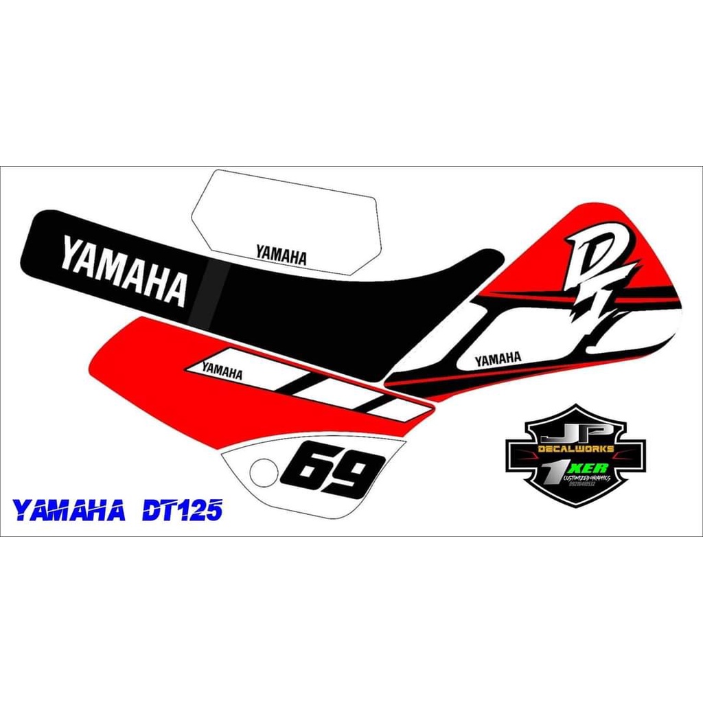 YAMAHA DT125 DECALS... | Shopee Philippines