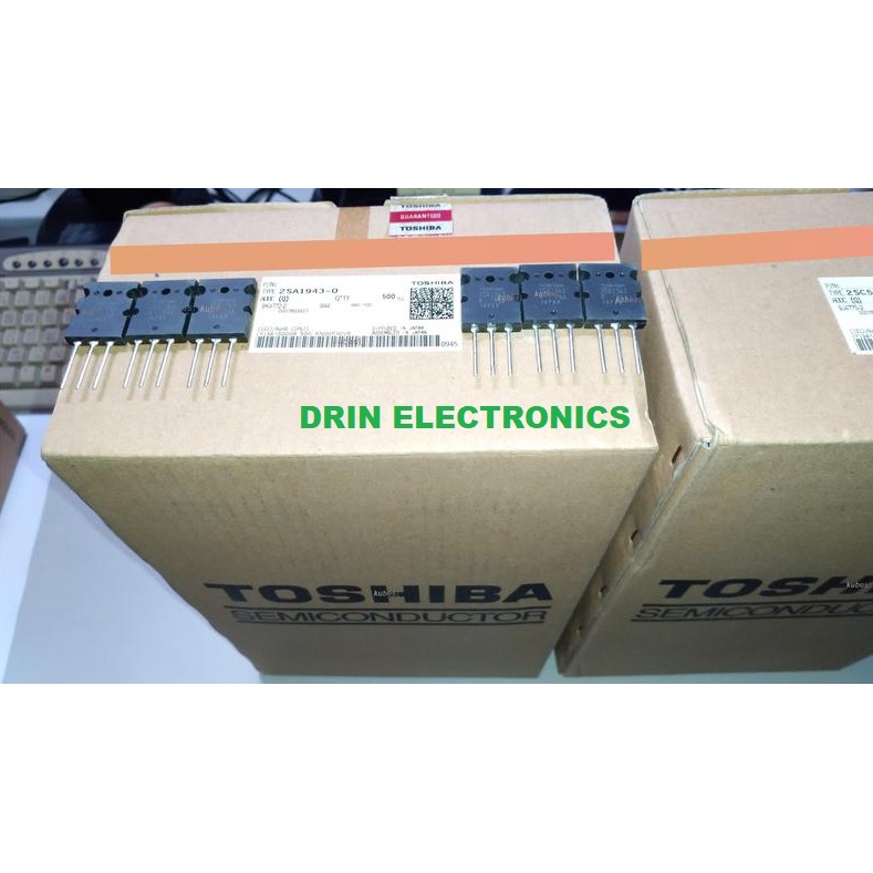10PCS TOSHIBA 2SC5200 & 2SA1943 ORIGINAL TRANSISTORS – SILICON TRIPLE DIFFUSED TYPE ORIGINAL ...