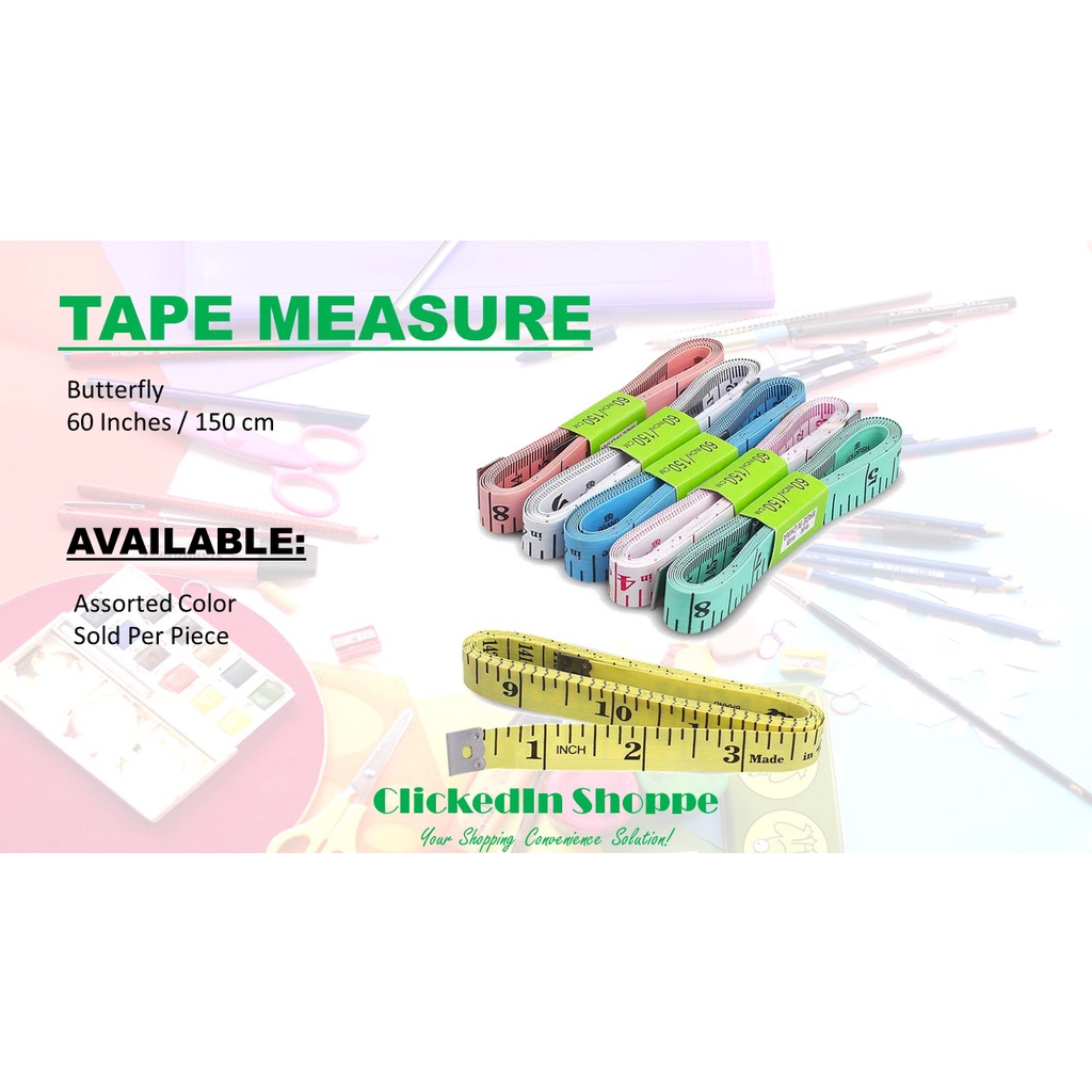 Butterfly Tape Measure 60 Inches / 150 cm | Shopee Philippines