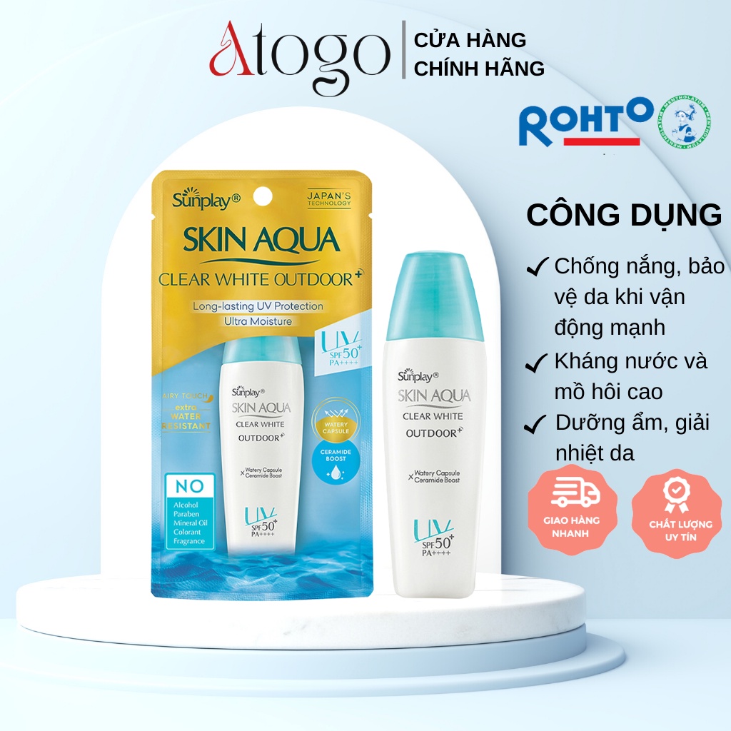 Sunplay Skin Aqua Outdoor+ Sunscreen Gel Spf50+ Pa++++ (30g) | Shopee Philippines