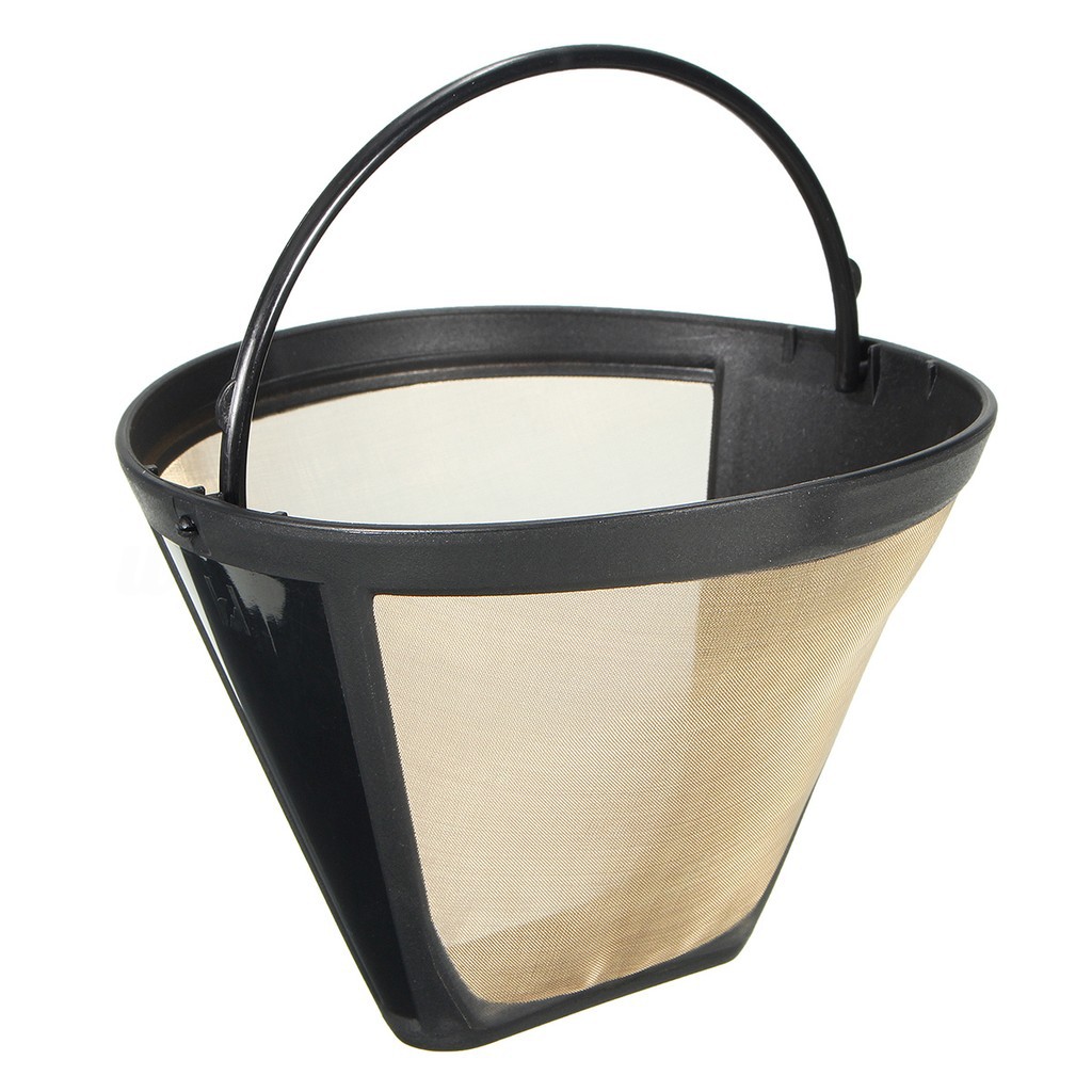 2764Permanent Reusable #4 Cone Shape Coffee Filter Mesh | Shopee ...