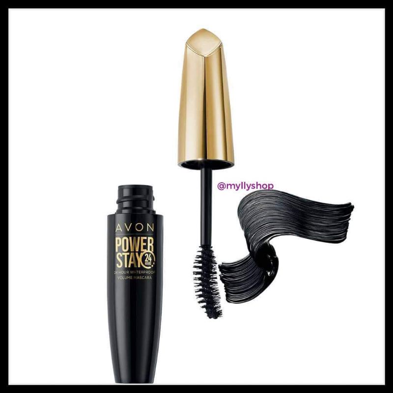 AVON POWER STAY WATERPROOF VOLUME MASCARA 10g | Shopee Philippines