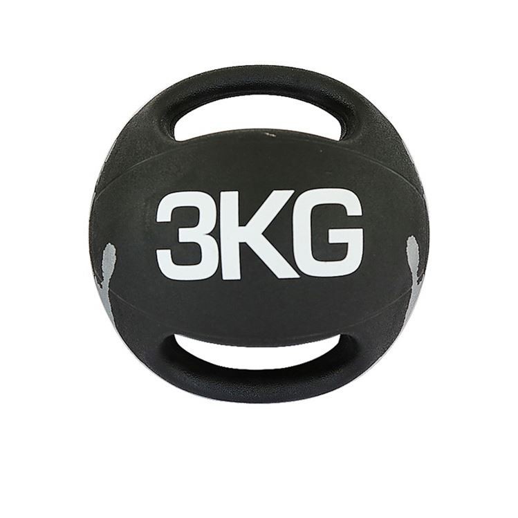 Rubber Medicine Ball with Handle Exercise Fitness Gym Ball 3Kg 4Kg 5Kg ...