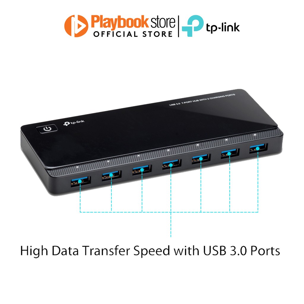 TP-Link UH720 USB 3.0 7-Port Hub With 2 Charging Ports | Shopee Philippines