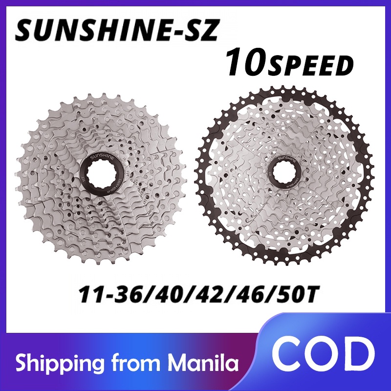 SUNSHINE 10 Speed cogs 36/40/42/46/50T for SHIMANO SRAM bicycle parts ...