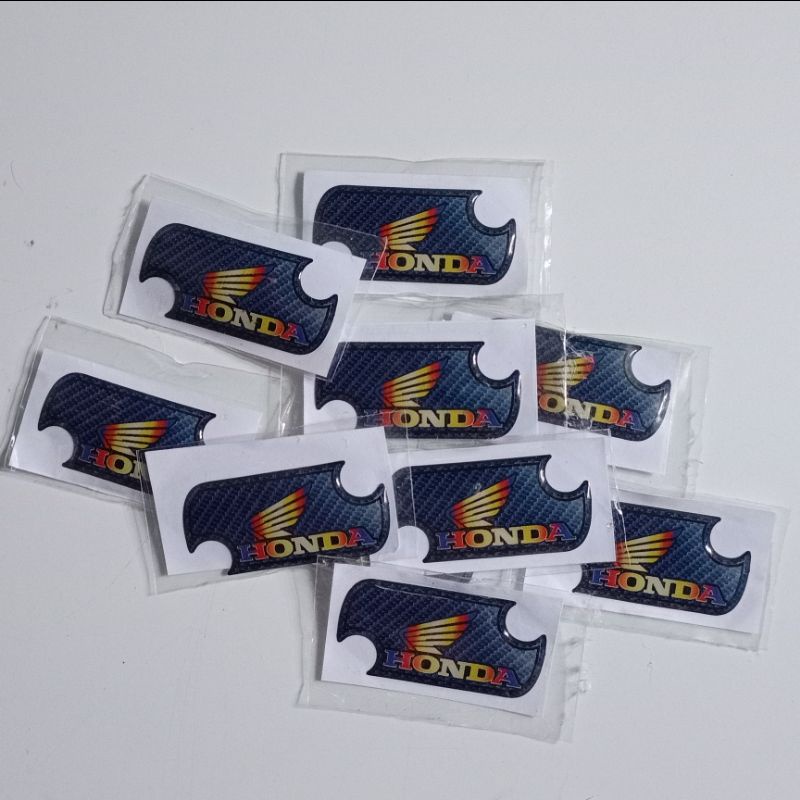 Sticker Emblem Embossed Brake Master Oil Cap Honda Beat Vario Supra ...