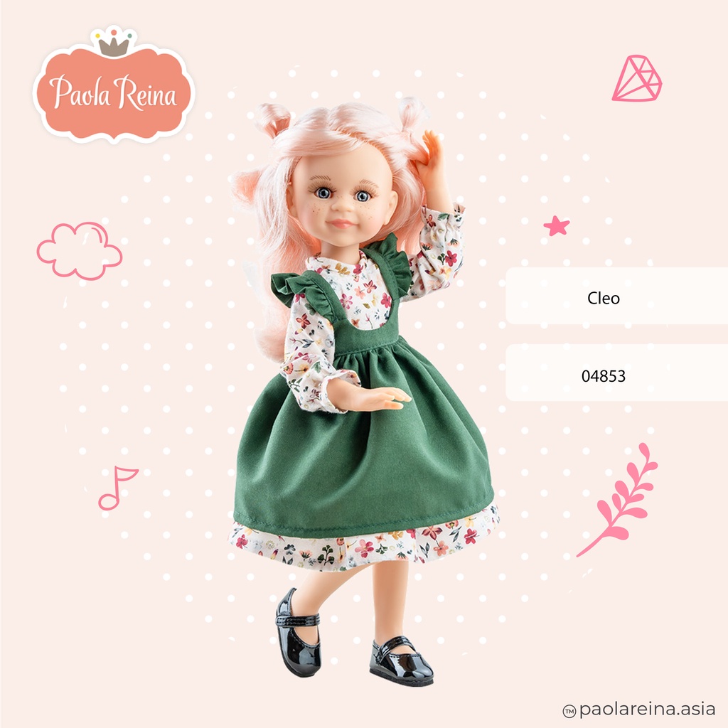 YG Beyba Paola Reina Cleo Articulated pretty doll 32 cm cute children's ...