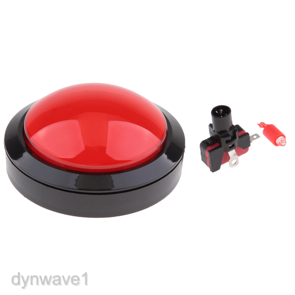 100mm Dome Convex Type LED Illuminated Push Button for Arcade | Shopee ...