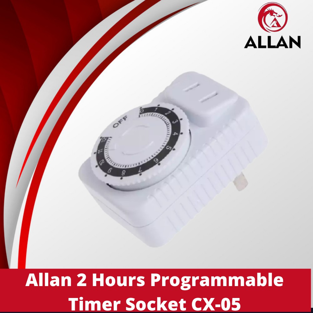 Allan 12 Hours Programmable Timer Socket CX-05 12 Hours Programmable ...