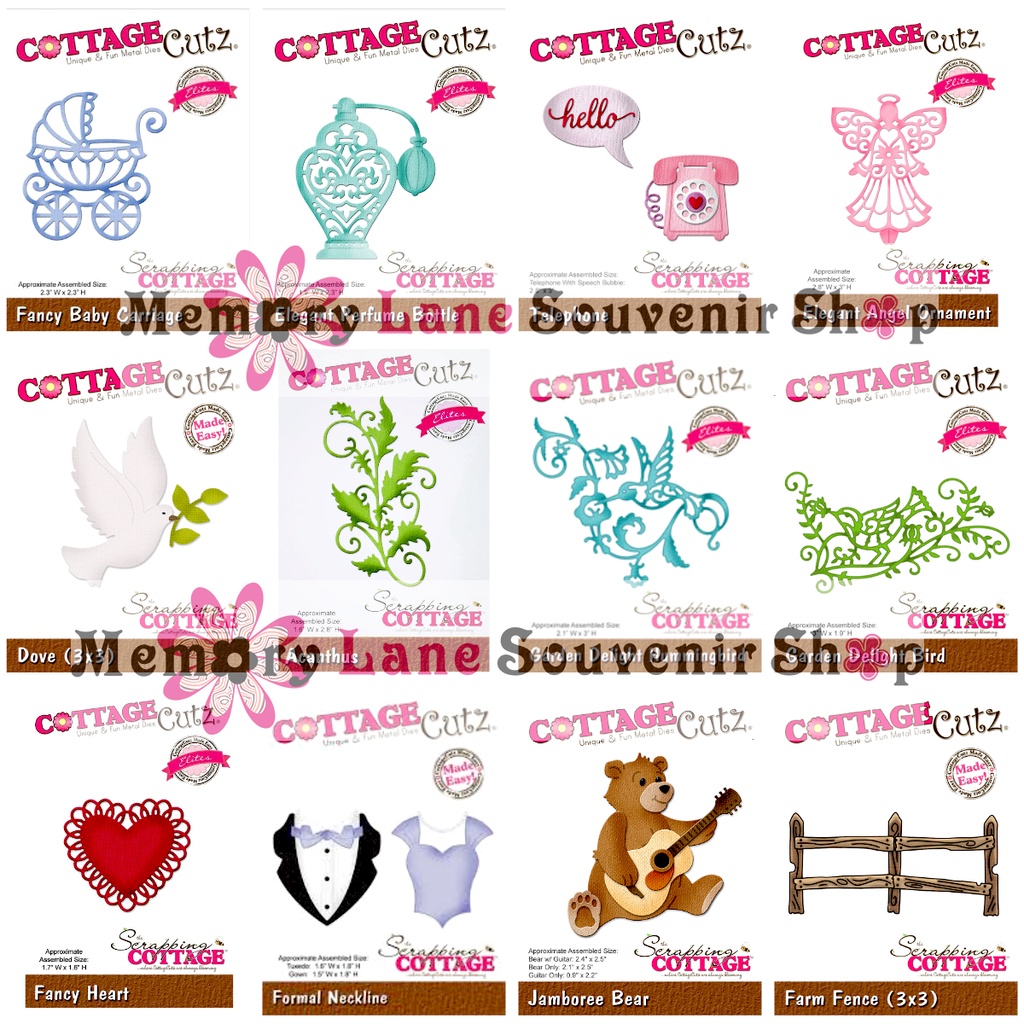 Cottage Cutz Dies Part 5 (Choose Your Designs) | Shopee Philippines