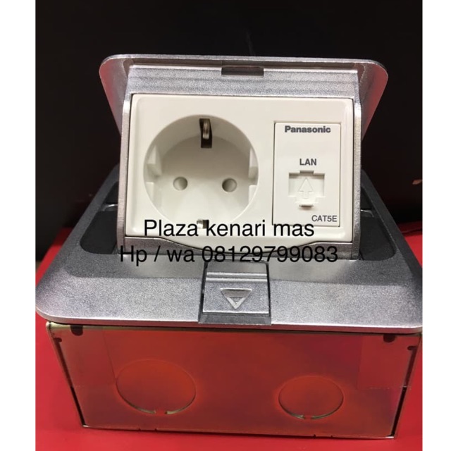 Panasonic floor socket ground stop data socket cat 5e cat5e cat6 data ...