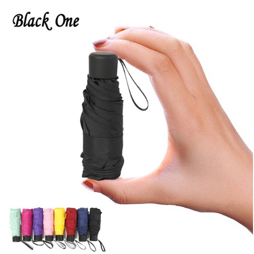 【COD】Mini Pocket Umbrella Compact Folding Travel Parasol Super Light ...