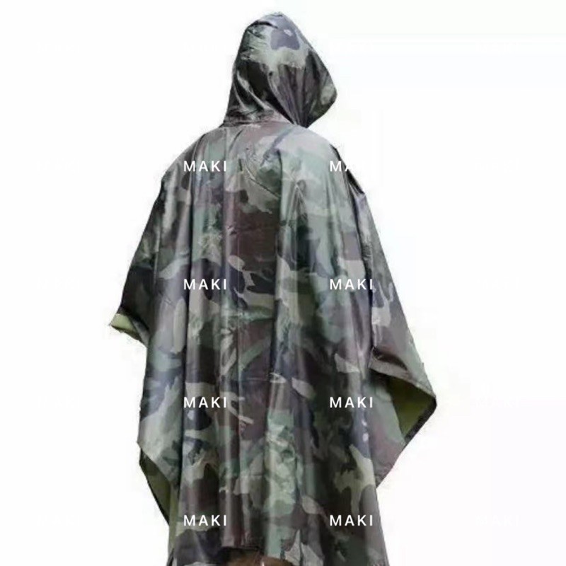 Camouflage raincoat for men military raincoat heavy duty rain coat ...