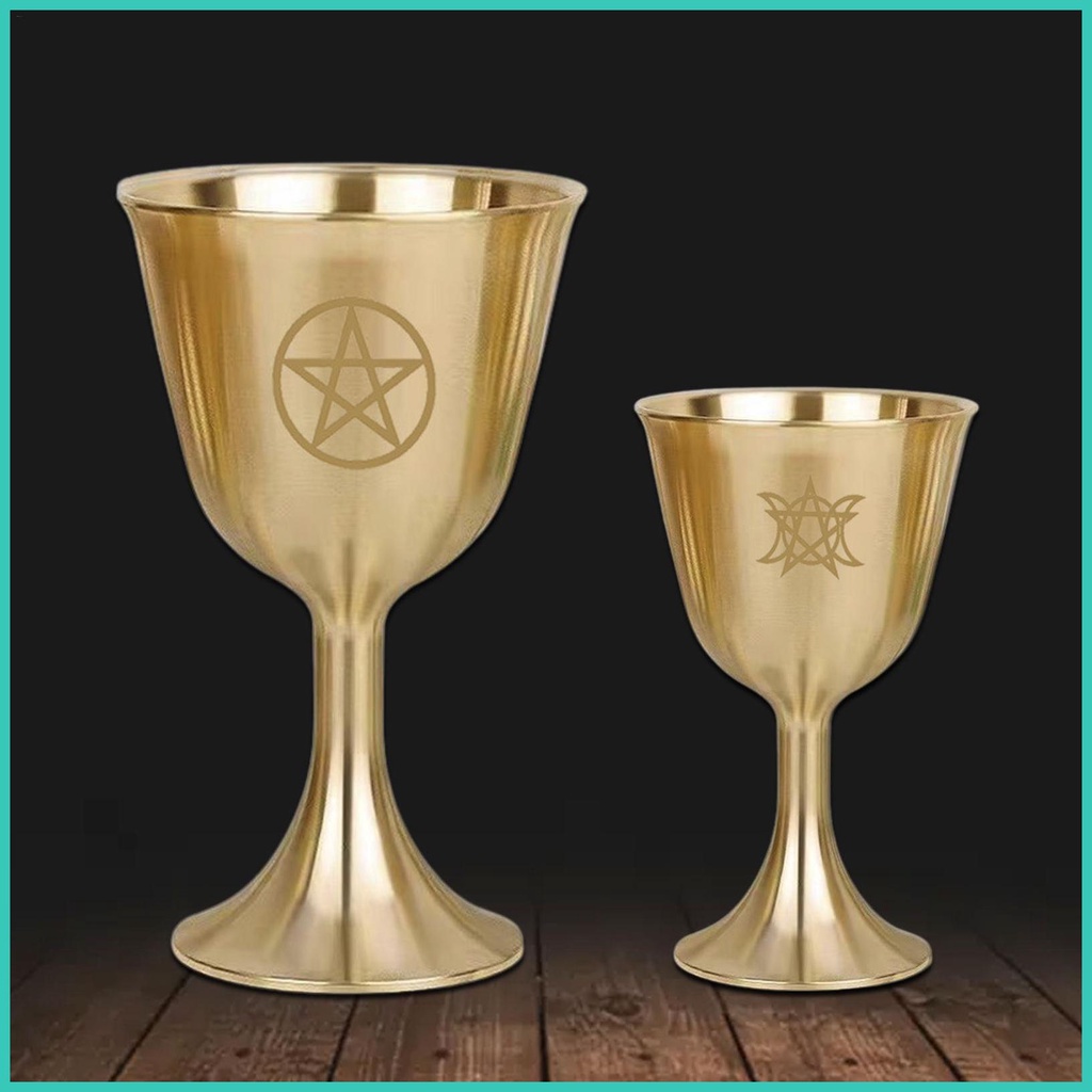 Pentagram Chalice Chalice Goblet Divination Pentacle Chalice Triple ...