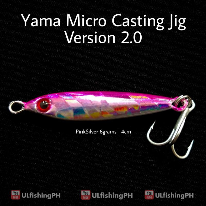 Yama Micro Casting Jig 6g Version 2.0 w/ TREBLE HOOK | Shopee Philippines