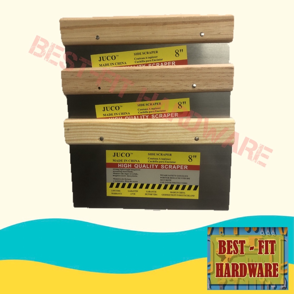 PALETA WITH WOODEN HANDLE (SCRAPER) - #8inches | Shopee Philippines